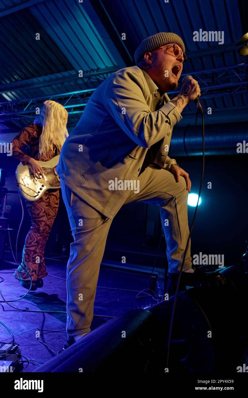 The Lottery Winners, Engine Rooms, Southampton, 23rd April 2023 Stock ...