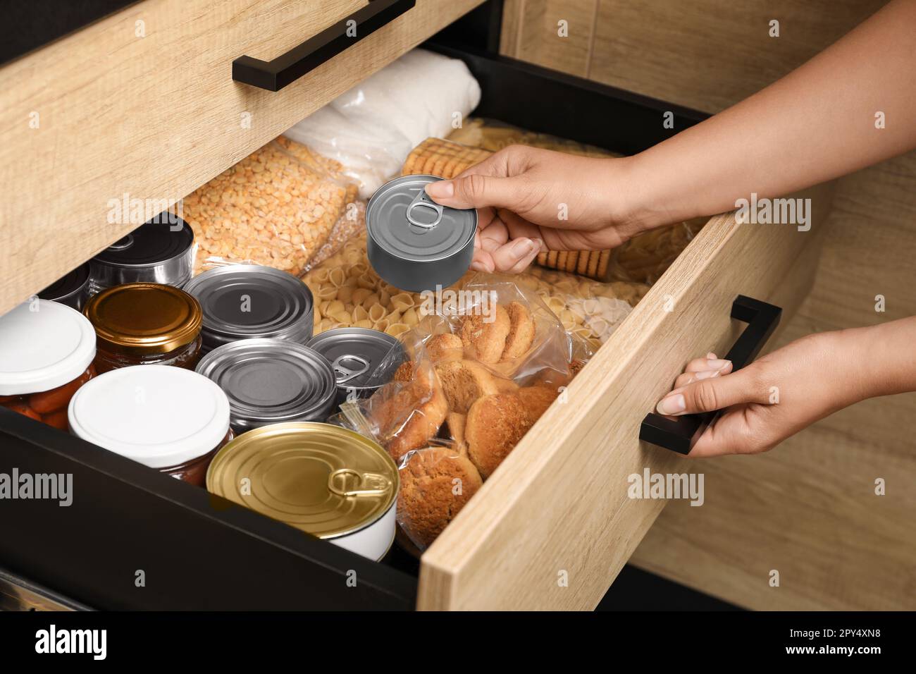 Woman taking out hands from hi-res stock photography and images - Alamy