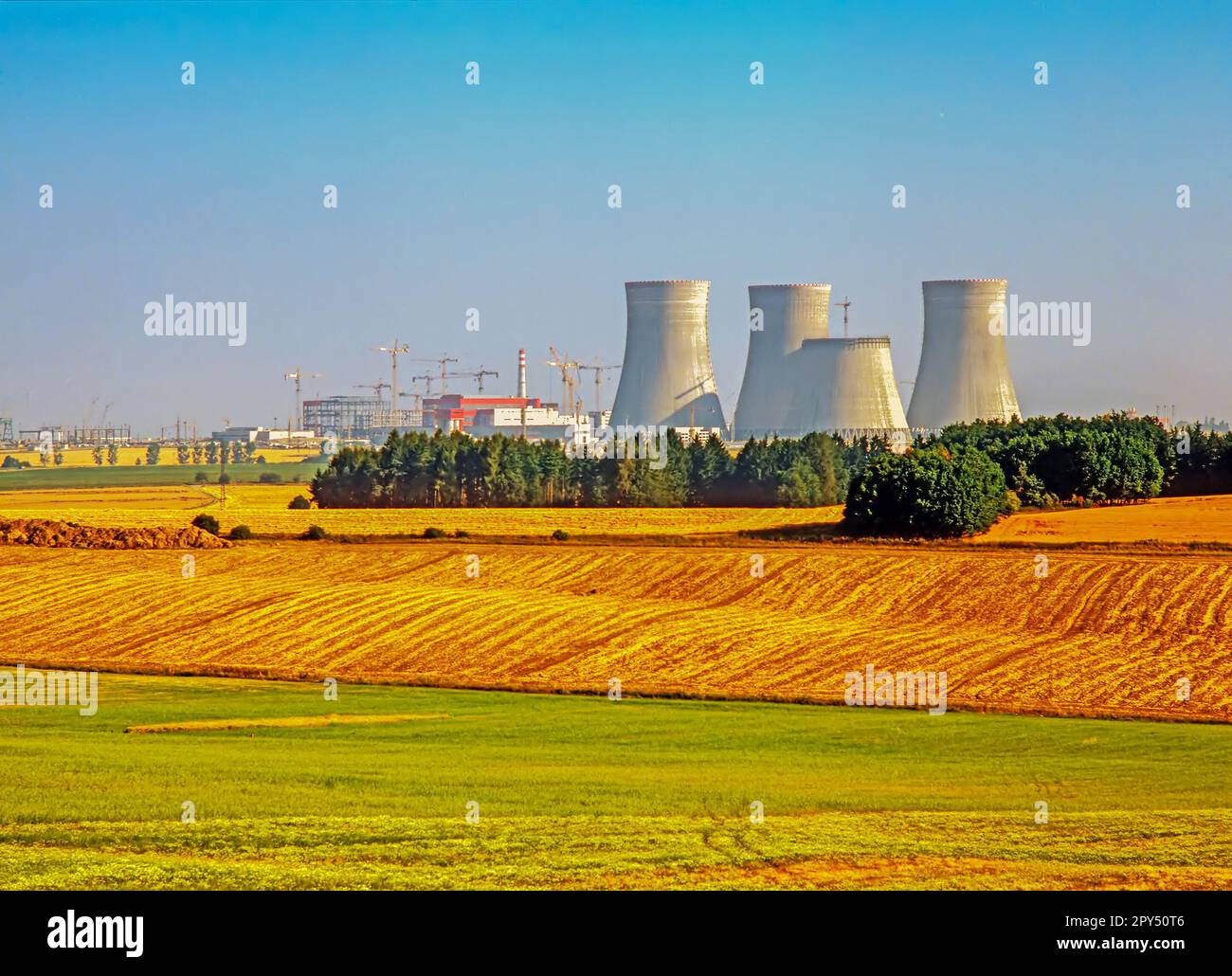 Nuclear Power Plant Temelin in Czech Republic Stock Photo - Alamy