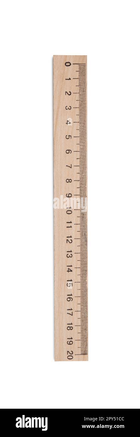 Wooden ruler Cut Out Stock Images & Pictures - Alamy