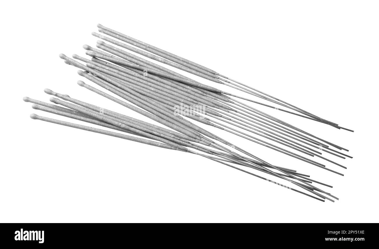 Many new sparkler sticks on white background Stock Photo - Alamy