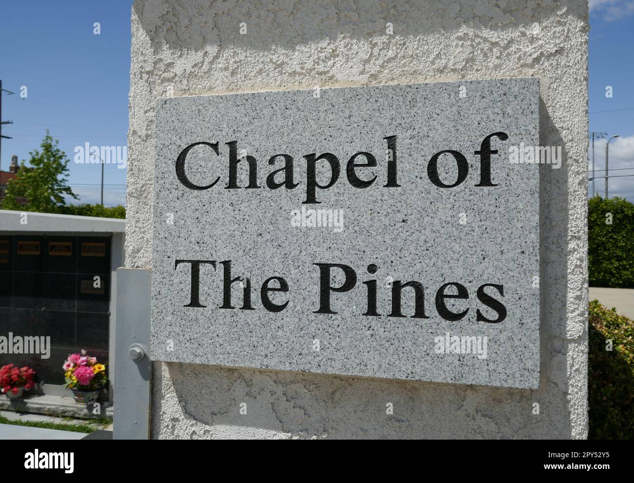 Los Angeles, California, USA 2nd May 2023 Chapel of the Pines on May 2 ...