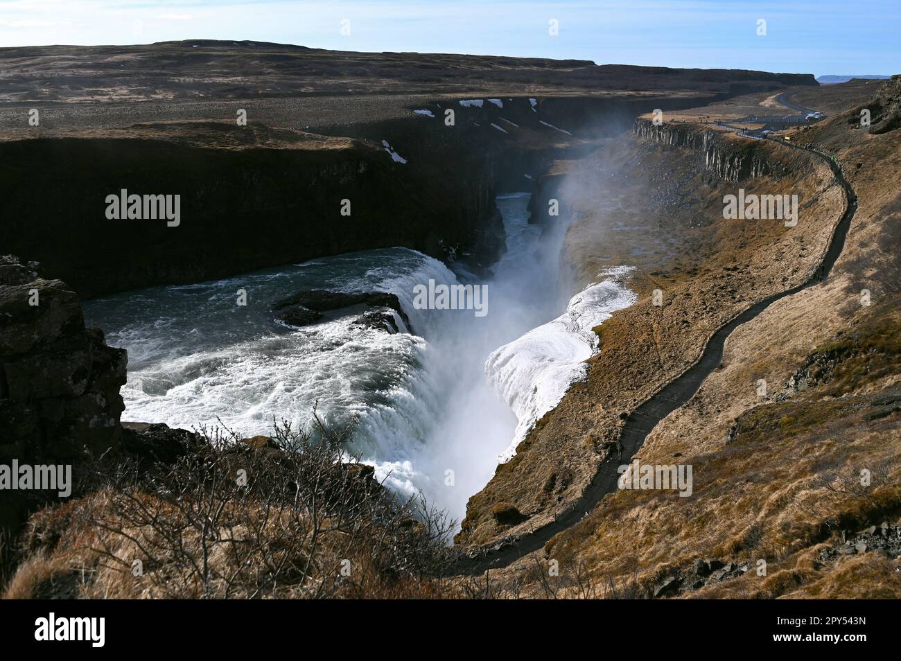 Gullfoss wasserfall in island hi-res stock photography and images - Alamy