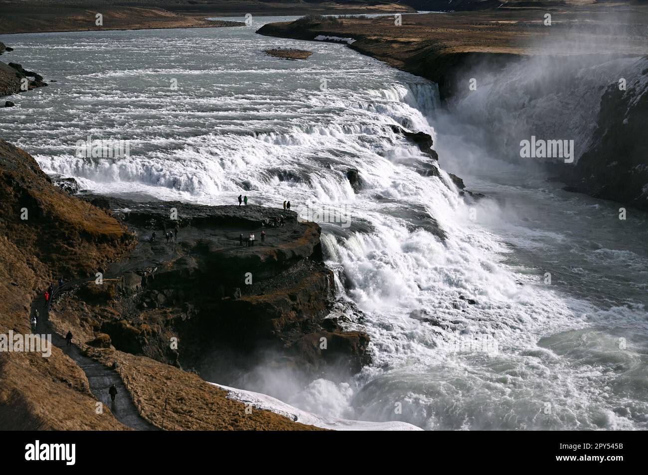 Gullfoss wasserfall in island hi-res stock photography and images - Alamy