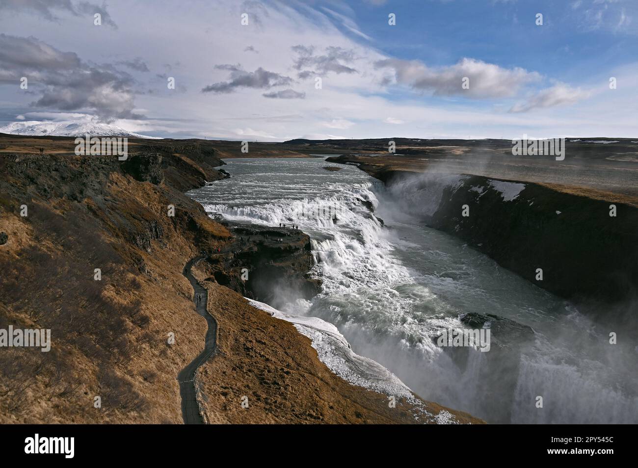 Gullfoss wasserfall in island hi-res stock photography and images - Alamy