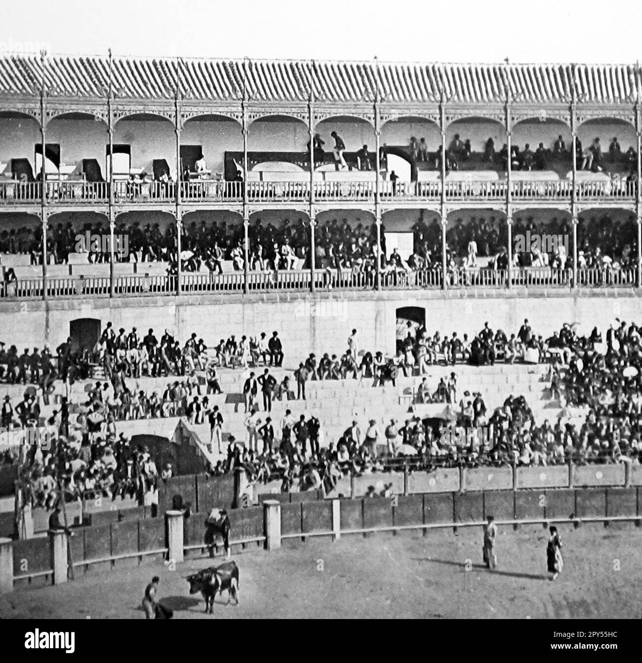 Old bull fighting ring hi-res stock photography and images - Alamy