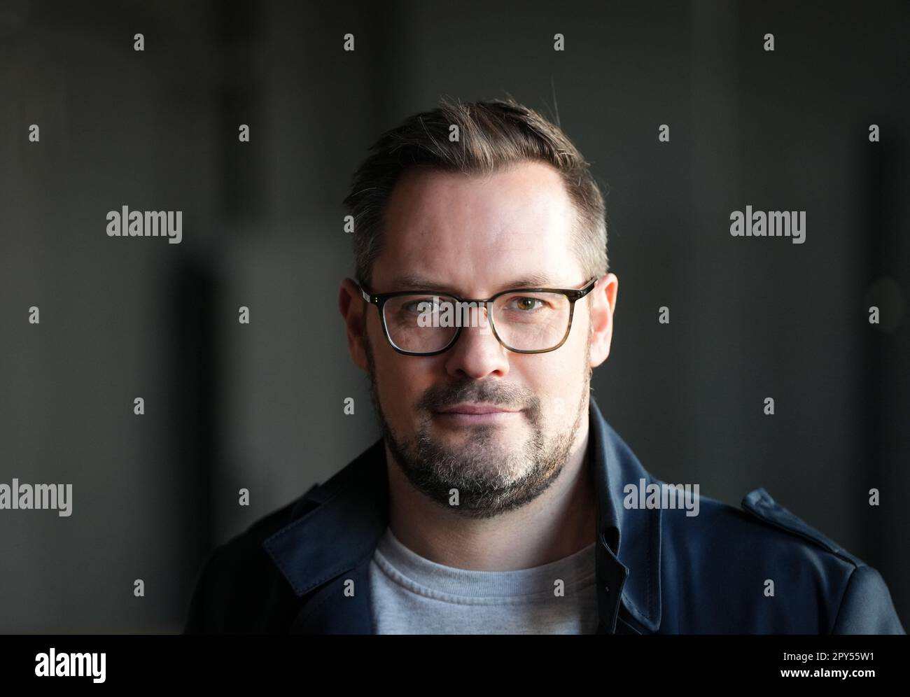 Potsdam, Germany. 27th Apr, 2023. Simon Urban, writer, photographed in ...