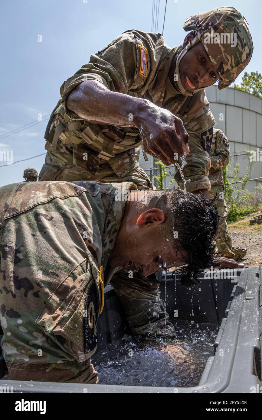 03rd May, 2023. U.S. Army's Best Squad competition An American soldier ...