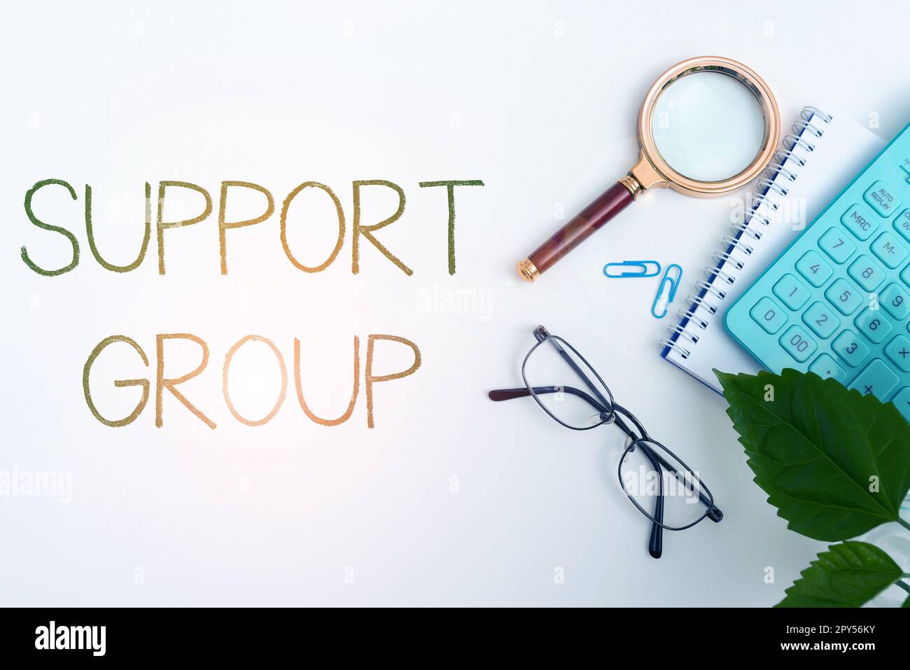 Conceptual display Support Group. Business showcase number of people ...