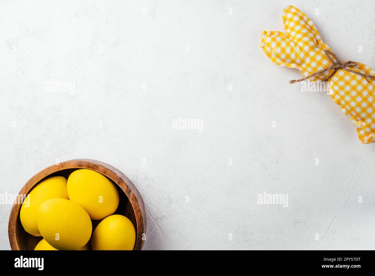 Easter white postcard for celebration holiday,one handmade square bunny ...