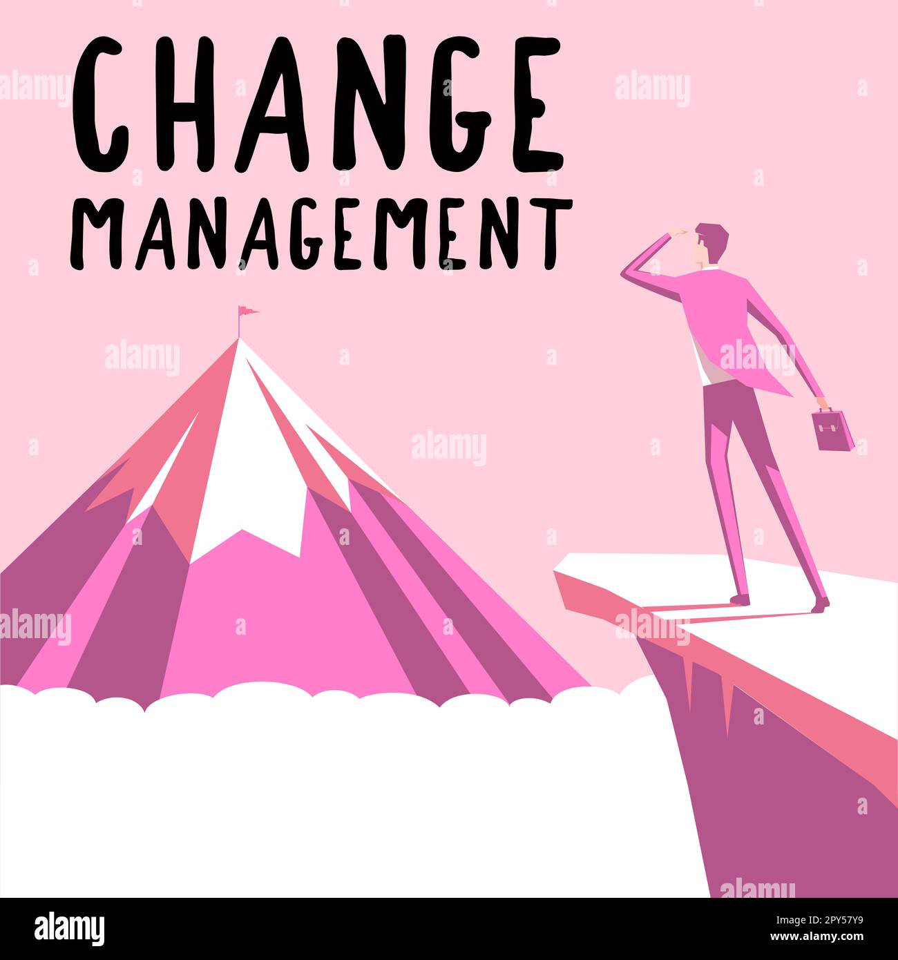 Sign displaying Change Management. Concept meaning Replacement of ...