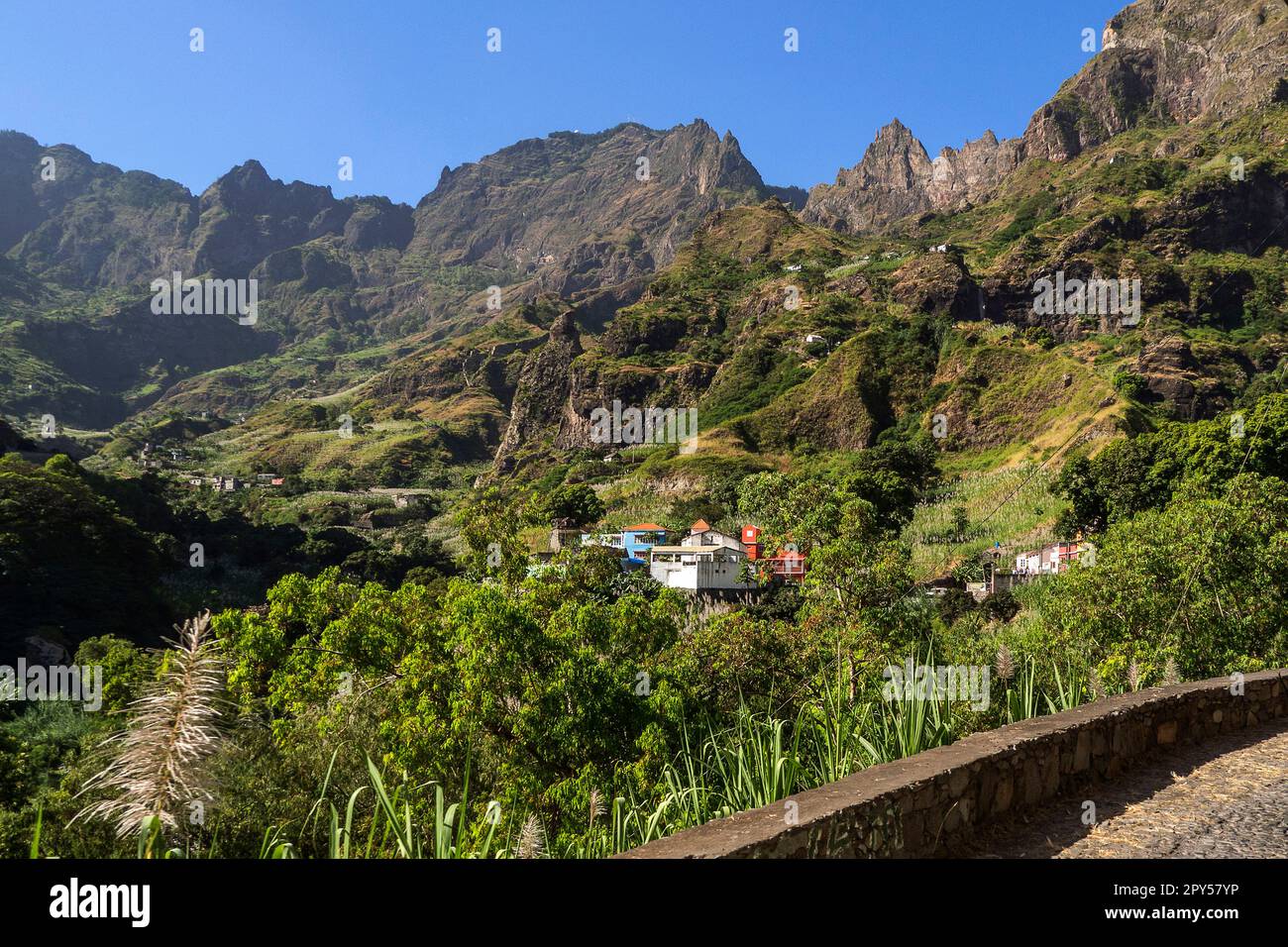 Cape Verde, Santo Antao - Paul Valley Stock Photo - Alamy