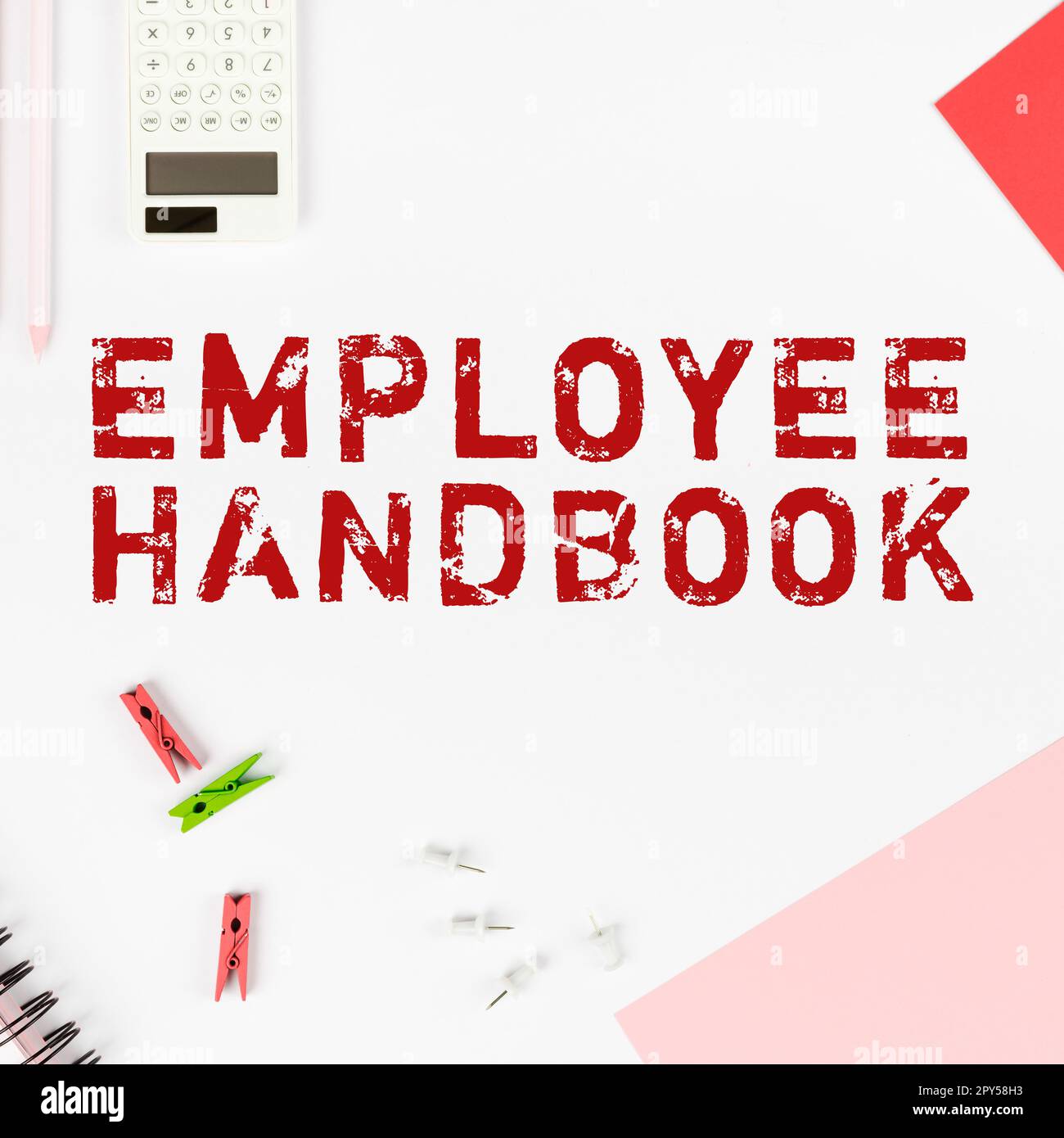 Sign displaying Employee Handbook. Word for Document that contains an ... Sign displaying Employee Handbook. Word for Document that contains an ...
