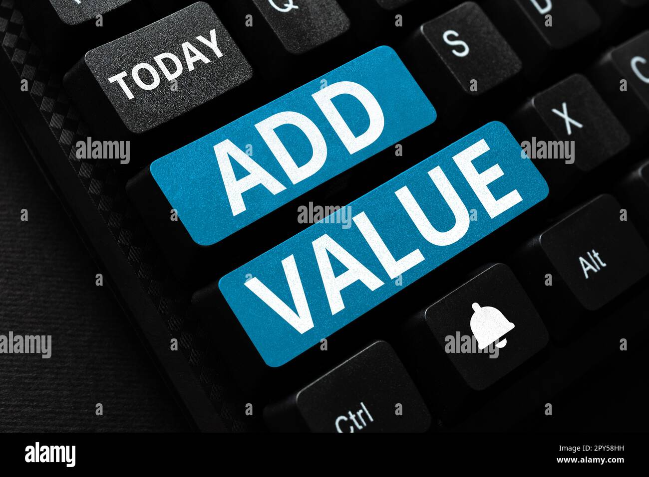 Writing displaying text Add Value. Business showcase an improvement or ...