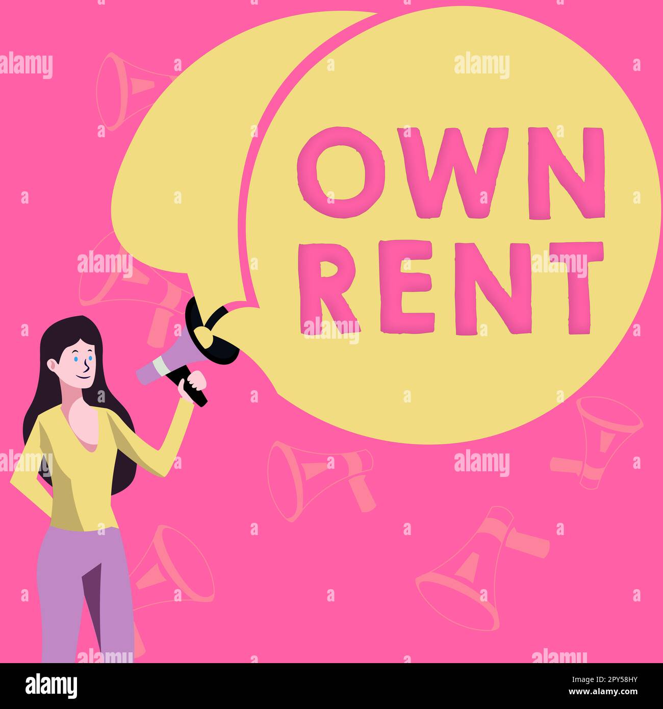 Writing displaying text Own Rent. Word Written on tangible property is ... Writing displaying text Own Rent. Word Written on tangible property is ...