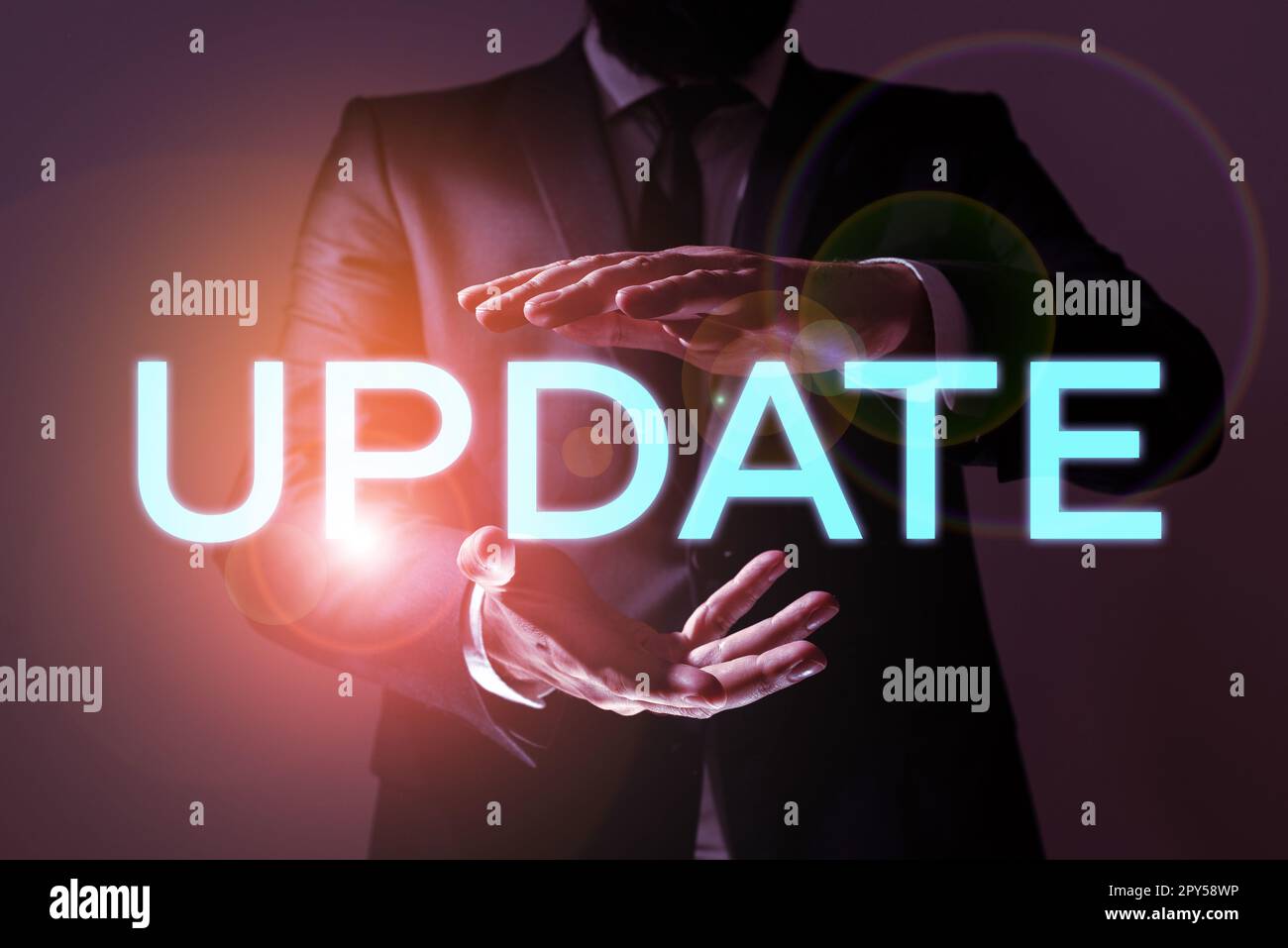 Conceptual caption Update. Business idea Up to date Make something more modern or updated newer ...