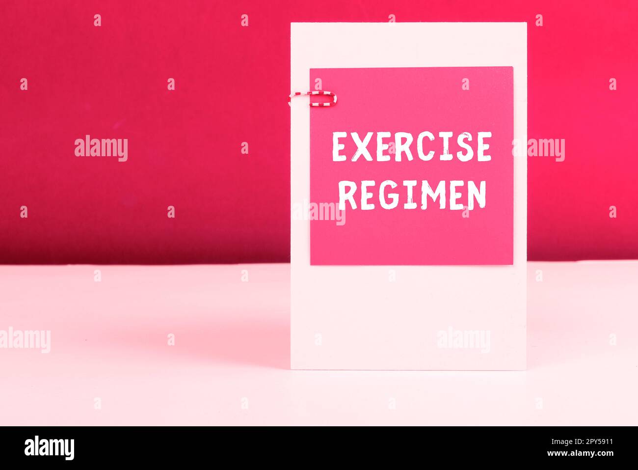 Text sign showing Exercise Regimen. Conceptual photo move body ...