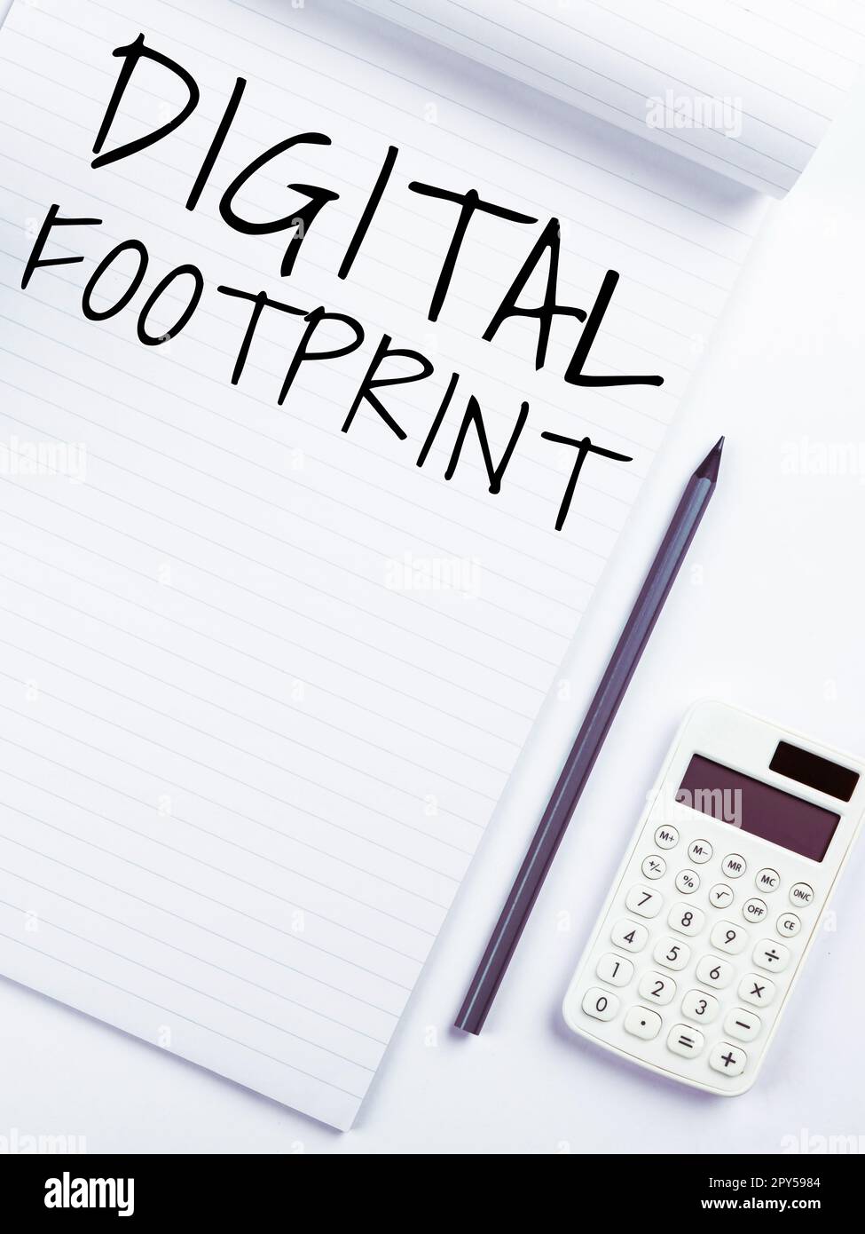 Text showing inspiration Digital Footprint. Word Written on uses ...