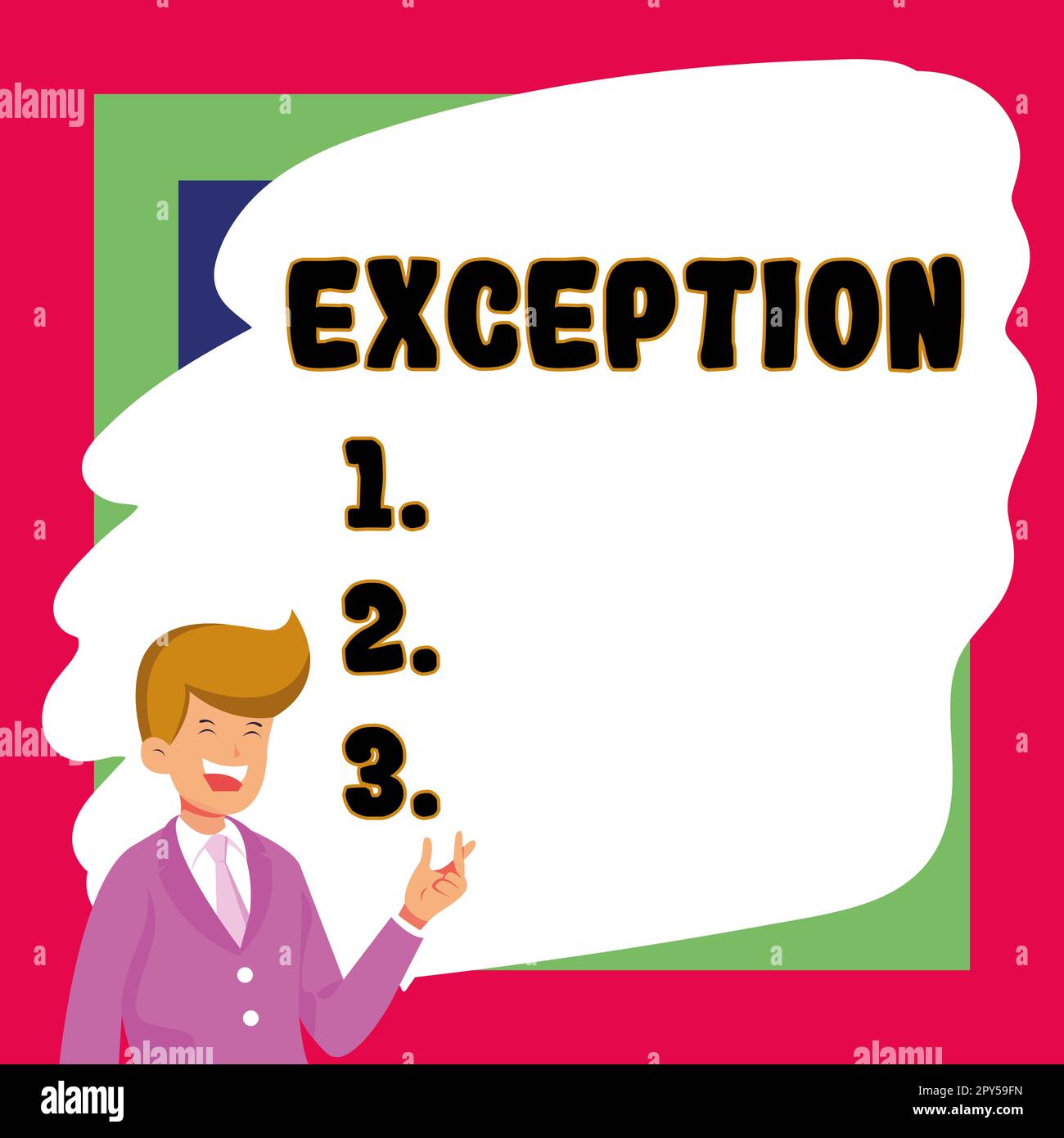 Sign displaying Exception. Business approach person or thing that is ... Sign displaying Exception. Business approach person or thing that is ...
