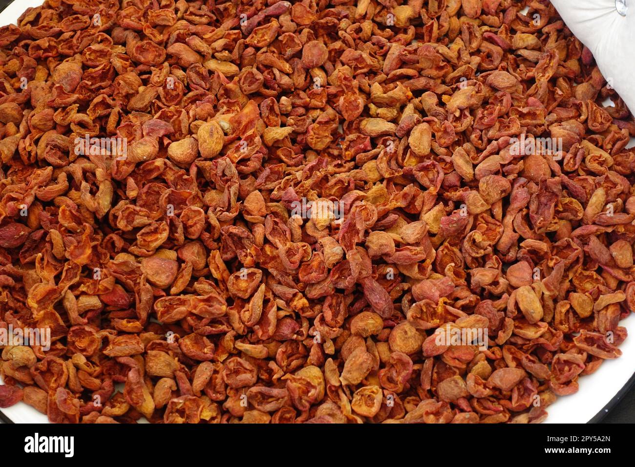 homemade apricot drying process, fruit drying process in summer, drying ...