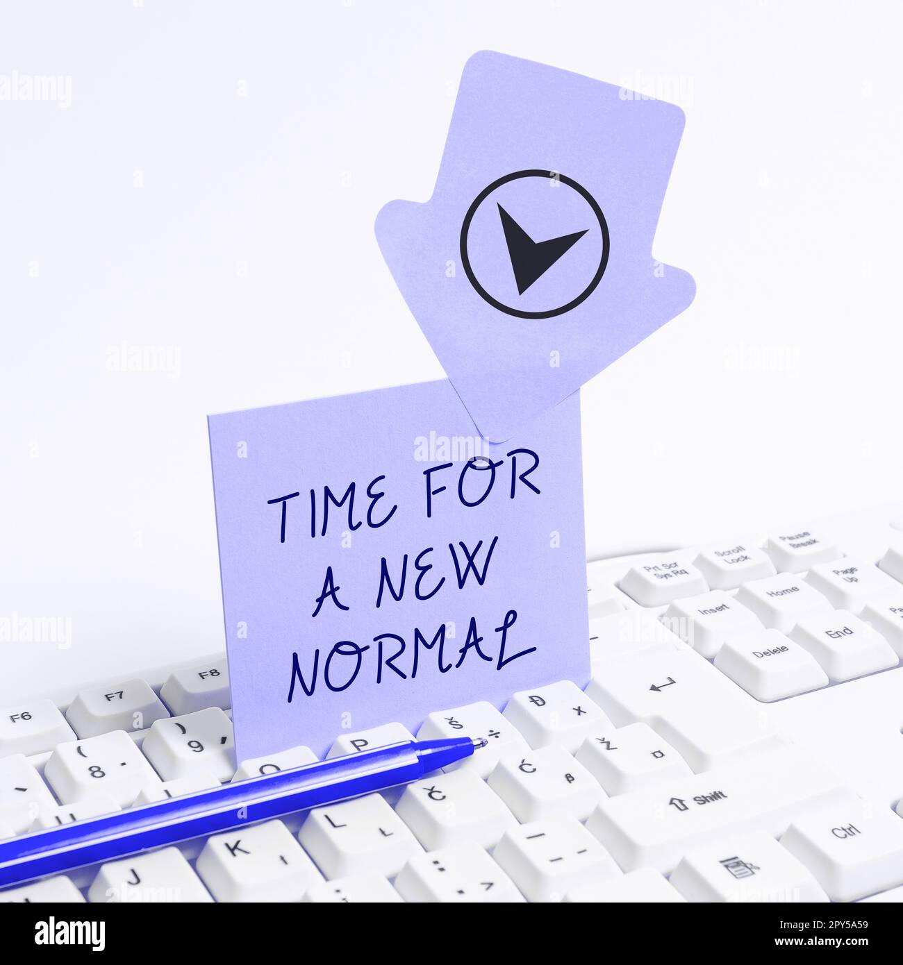 Handwriting text Time For A New Normal. Internet Concept Make a big ...