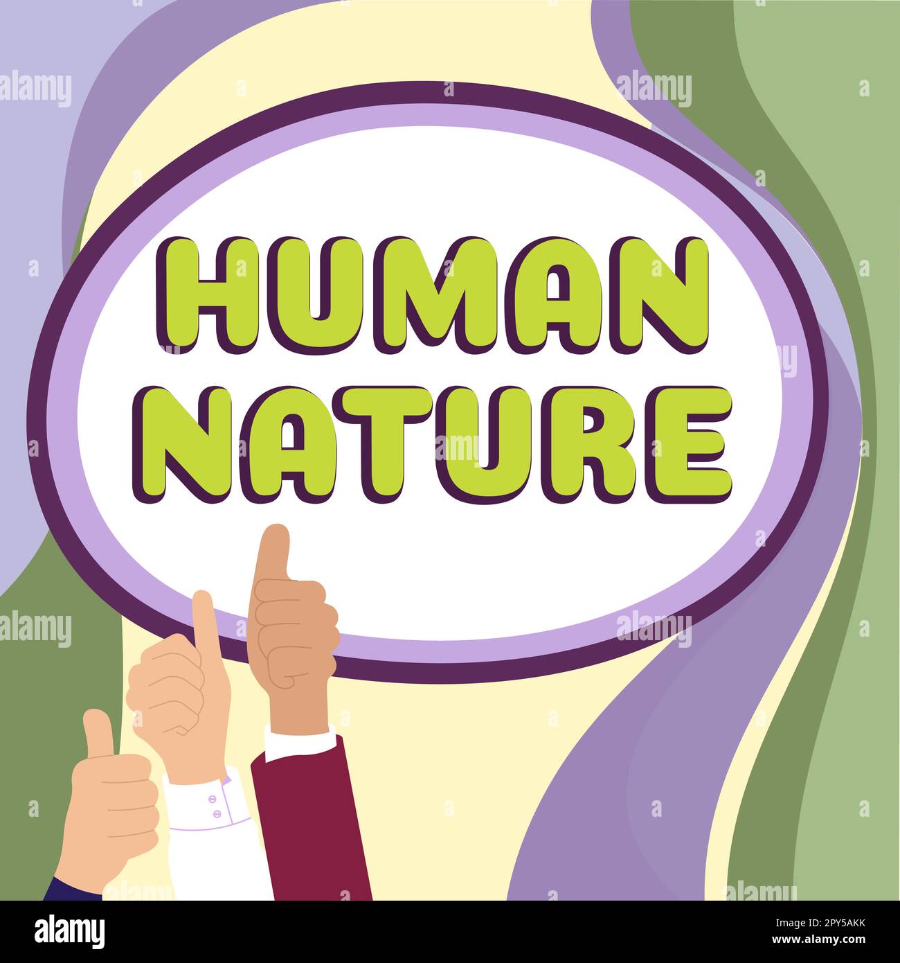 Sign displaying Human Nature. Conceptual photo psychological ...