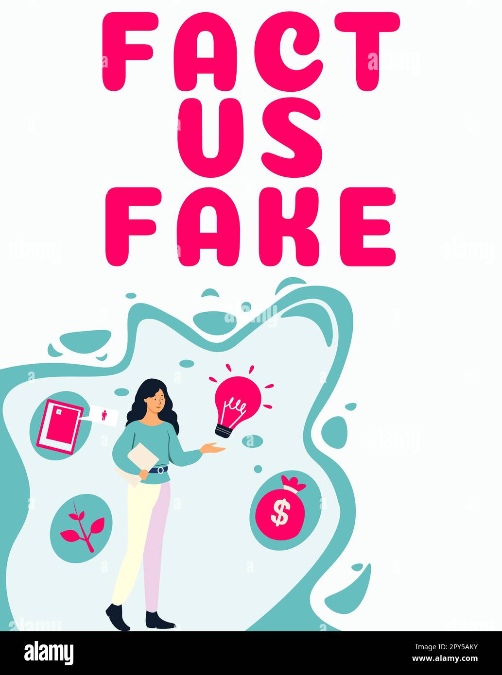 Writing displaying text Fact Vs Fake. Business approach Is it true or ...