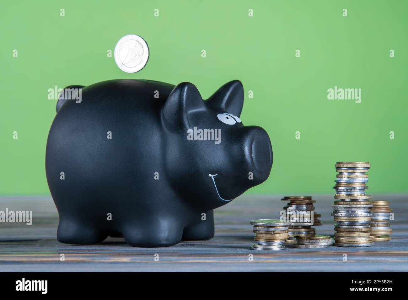 Stacks of cash side view hi-res stock photography and images - Alamy