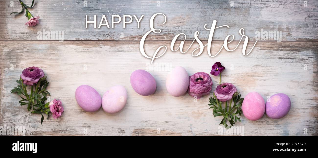 Happy easter greetings Stock Photo - Alamy
