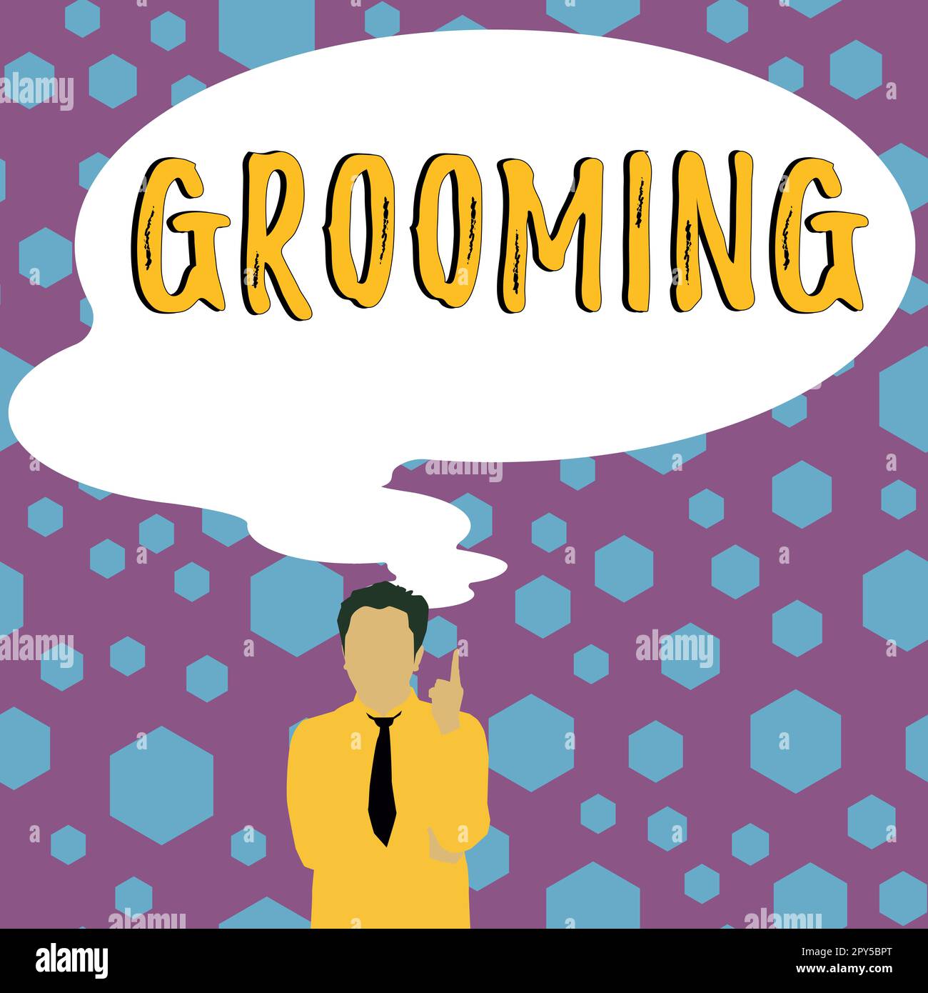 Hand writing sign Grooming. Business showcase hygienic care and ...