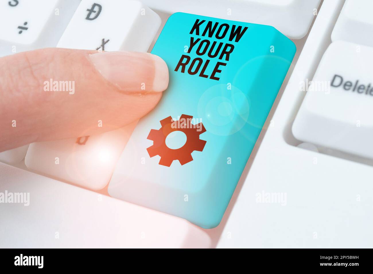 Conceptual display Know Your Role. Business concept Be clear of one ...