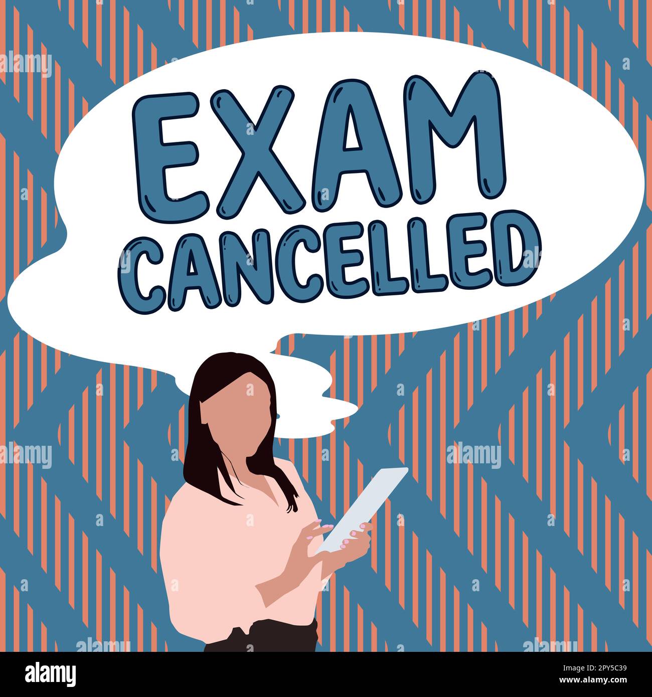 Text sign showing Exam Cancelled. Word for the precise predictions and ... Text sign showing Exam Cancelled. Word for the precise predictions and ...