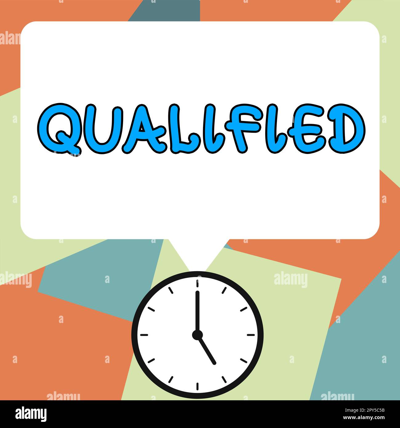 Inspiration showing sign Qualified. Business showcase Officially ...