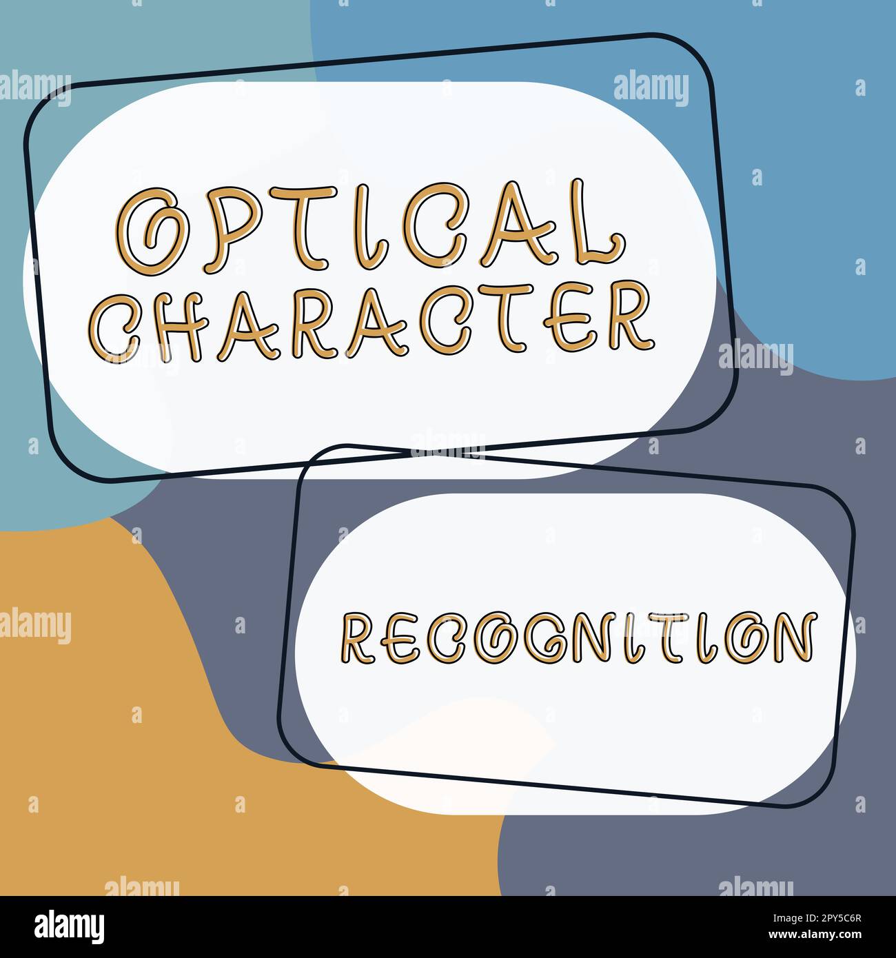 Conceptual display Optical Character Recognition. Conceptual photo the ...