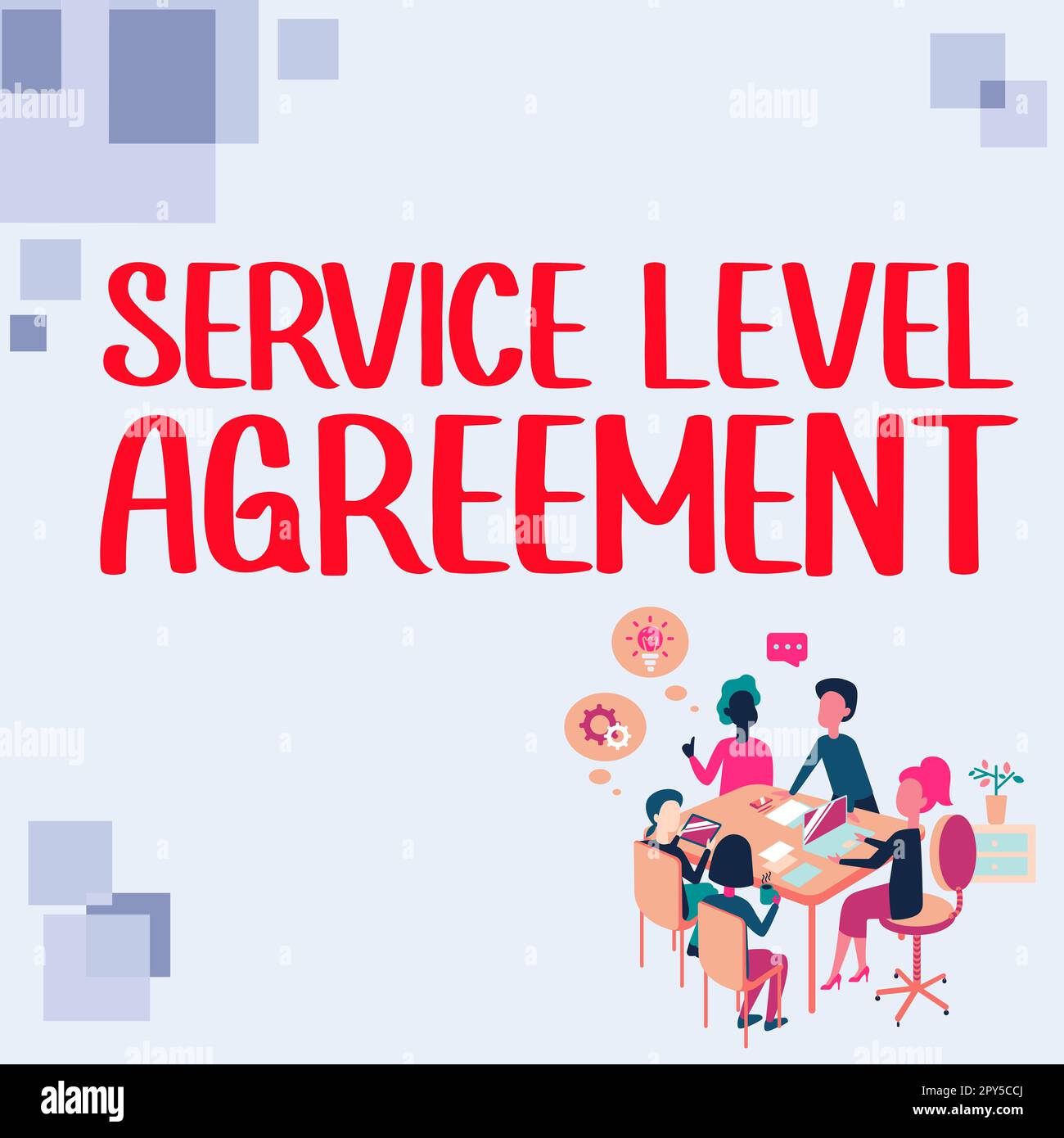 Writing displaying text Service Level Agreement. Word for changing the ...