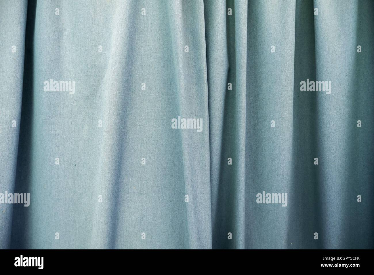 Blue curtain background Stock Photo - Alamy