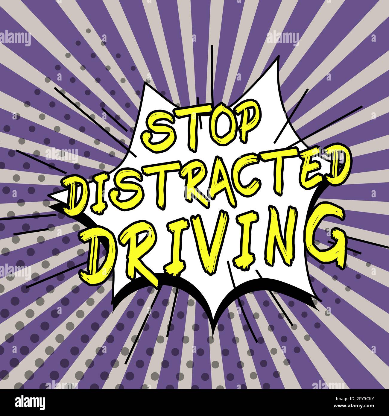 Inspiration showing sign Stop Distracted Driving. Conceptual photo ...