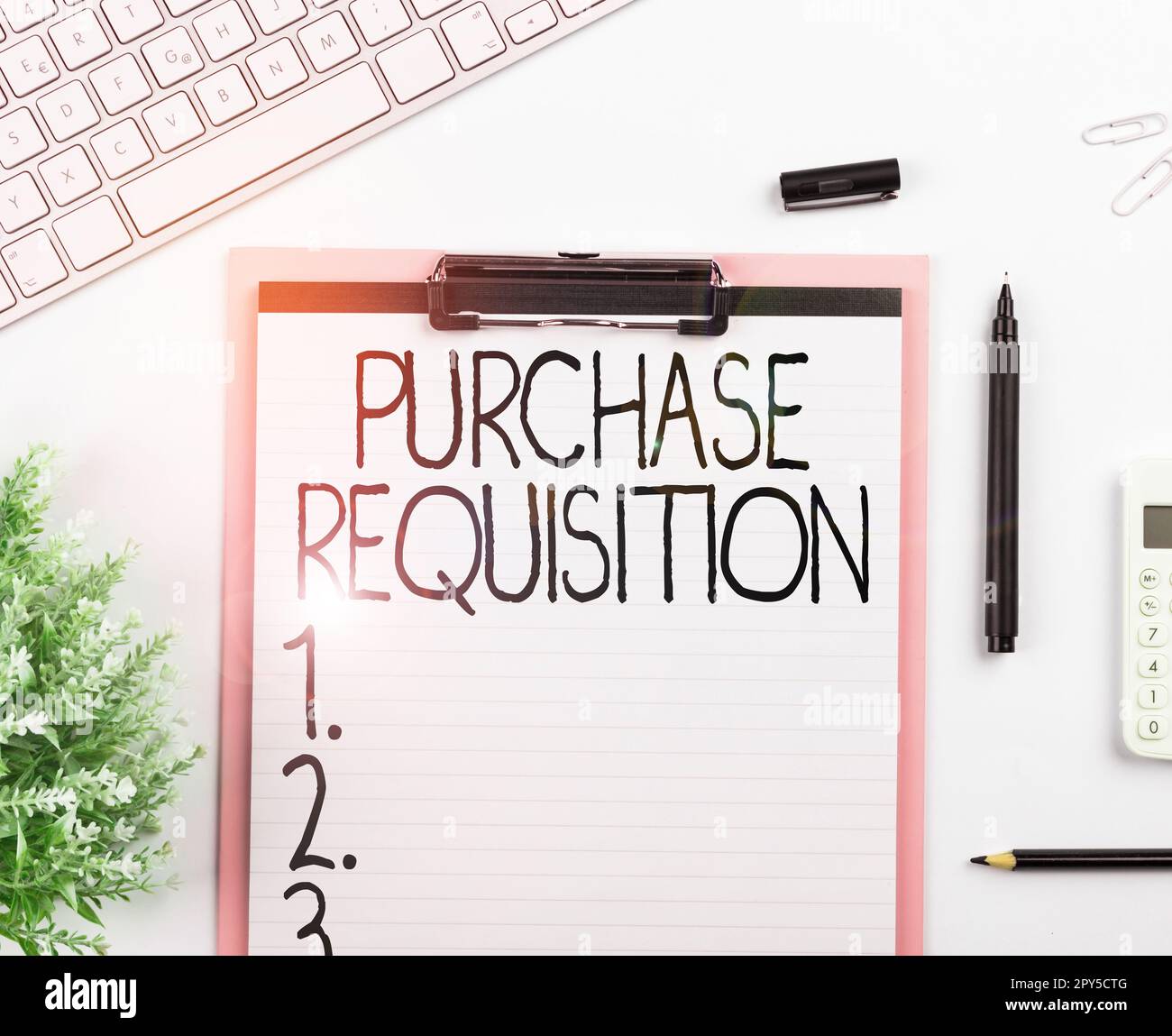 Handwriting text Purchase Requisition. Word Written on document used as ...