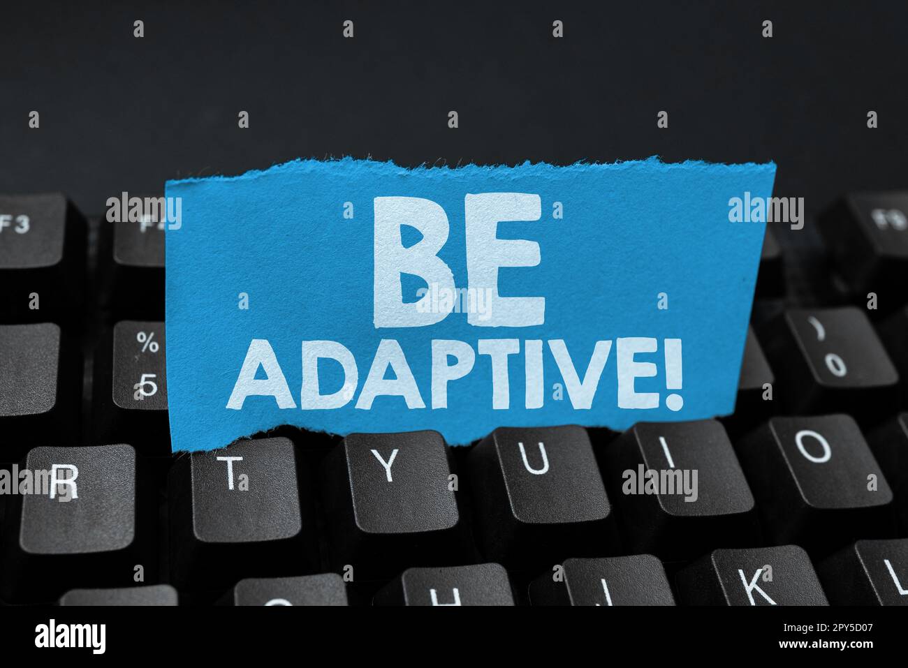 Inspiration showing sign Be Adaptive. Conceptual photo make the ...