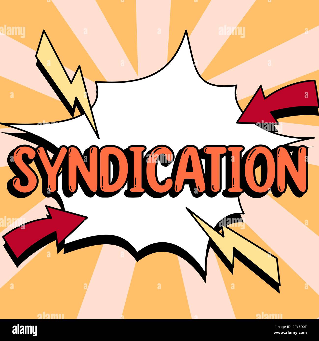 Conceptual display Syndication. Conceptual photo the transfer of ...