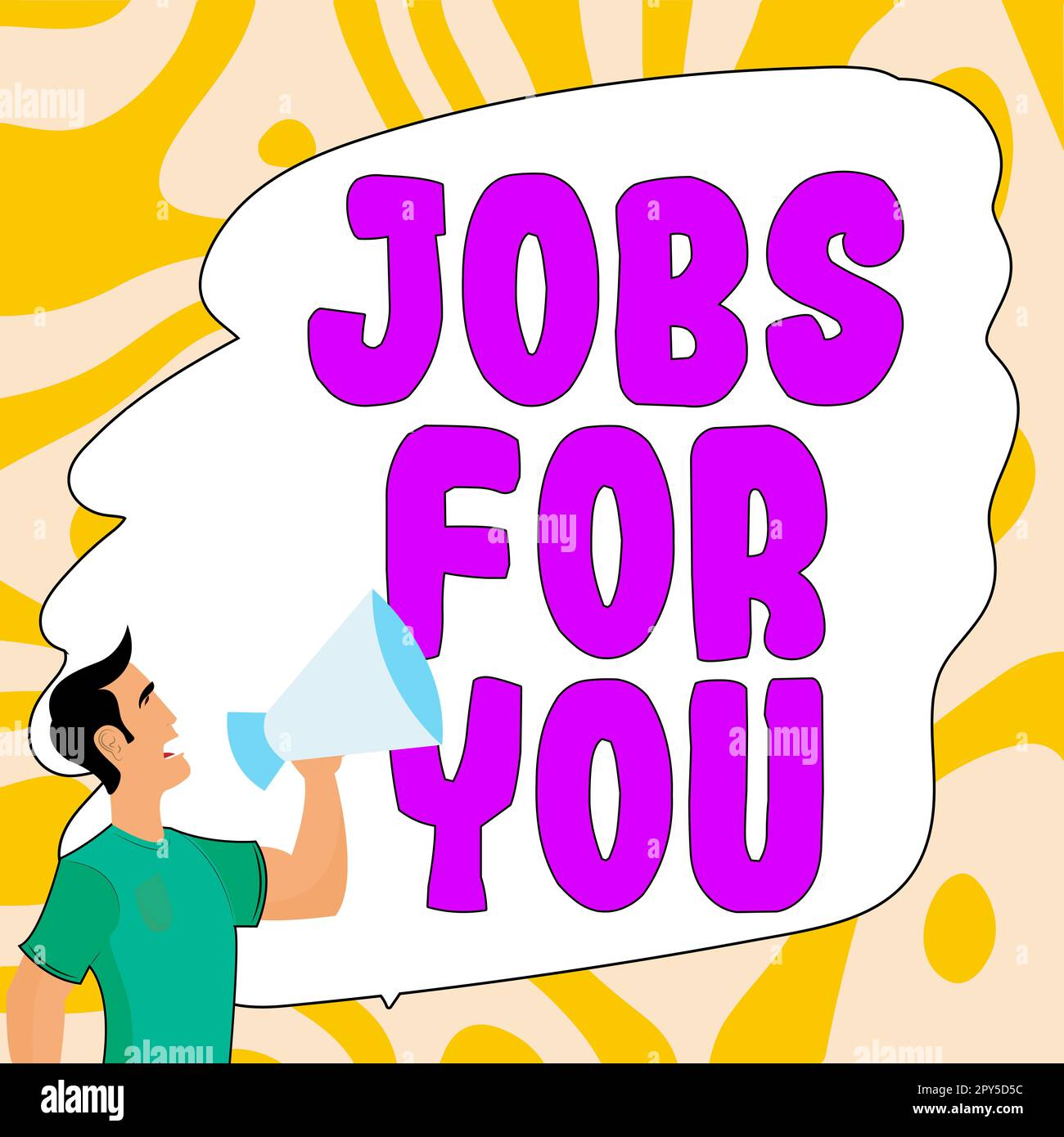 Text showing inspiration Jobs For You. Word Written on List of ...