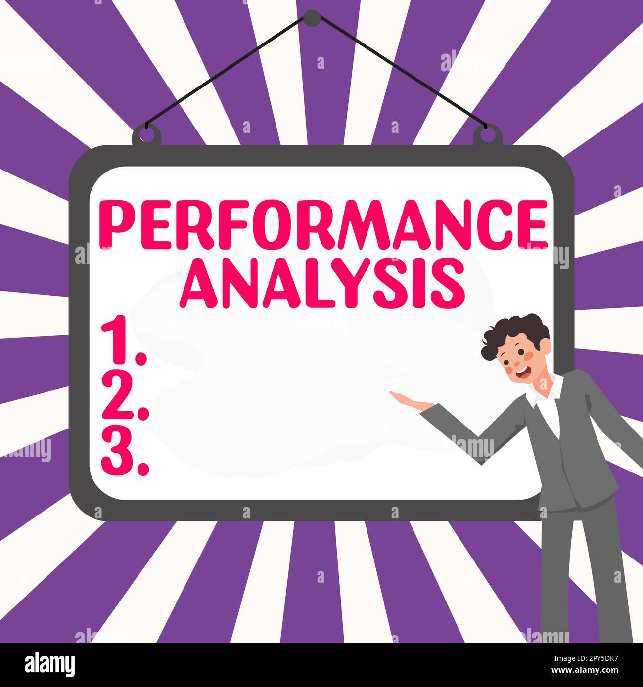 Text caption presenting Performance Analysis. Conceptual photo ...
