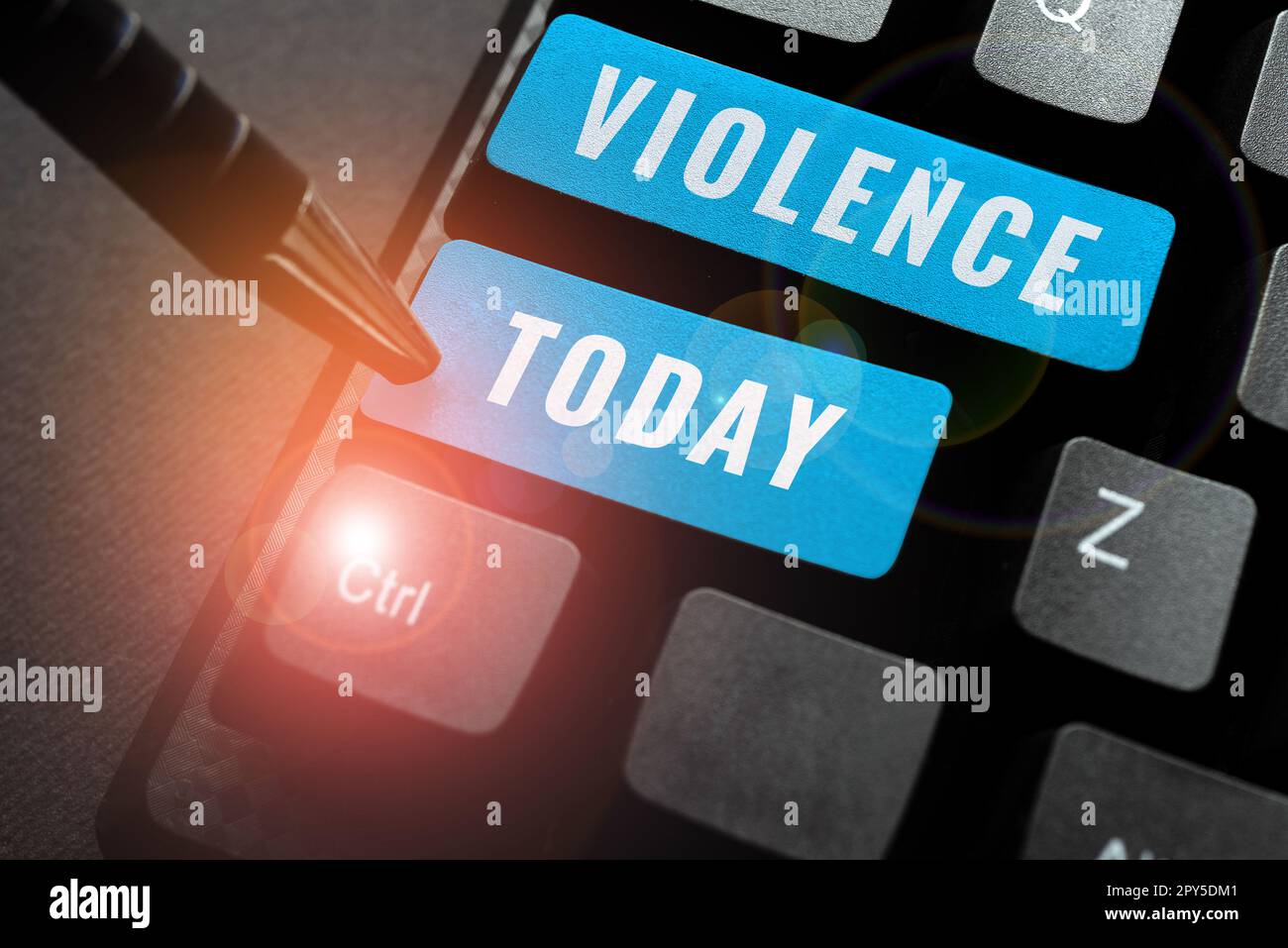 Stop the violence sign hi-res stock photography and images - Alamy