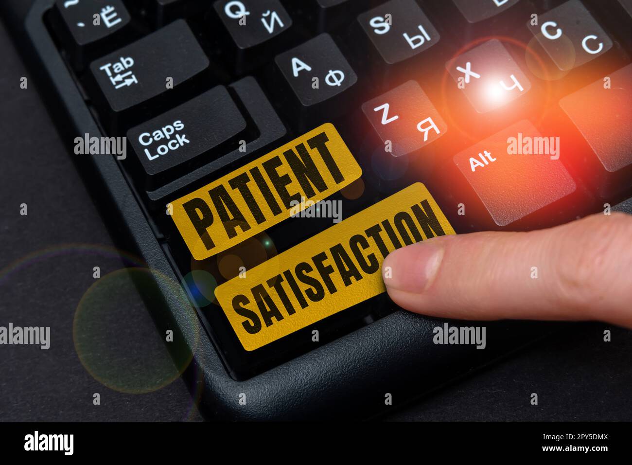 Sign displaying Patient Satisfaction. Business showcase Indicator for ...