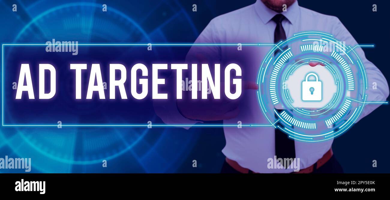 Conceptual display Ad Targeting. Business overview target the most ...