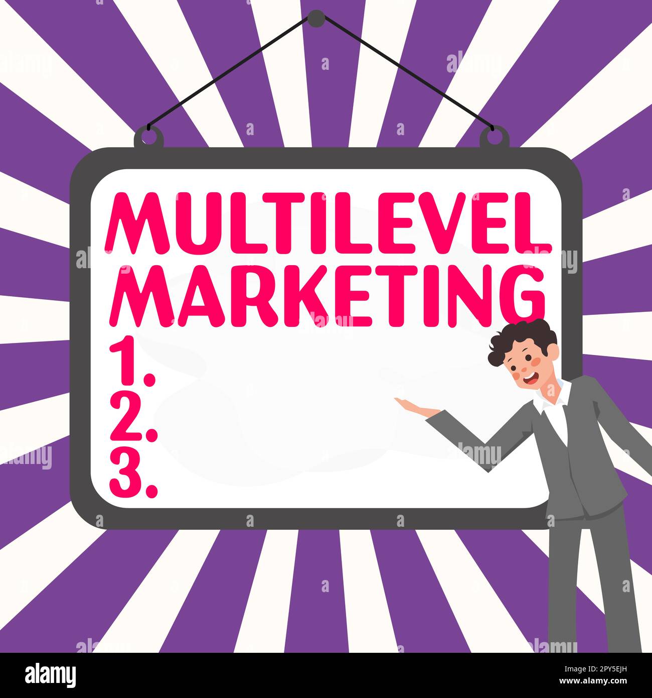 Sign displaying Multilevel Marketing. Word for marketing strategy for ...