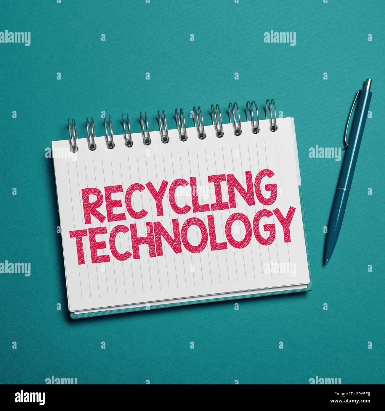 Sign displaying Recycling Technology. Business overview the methods for ...