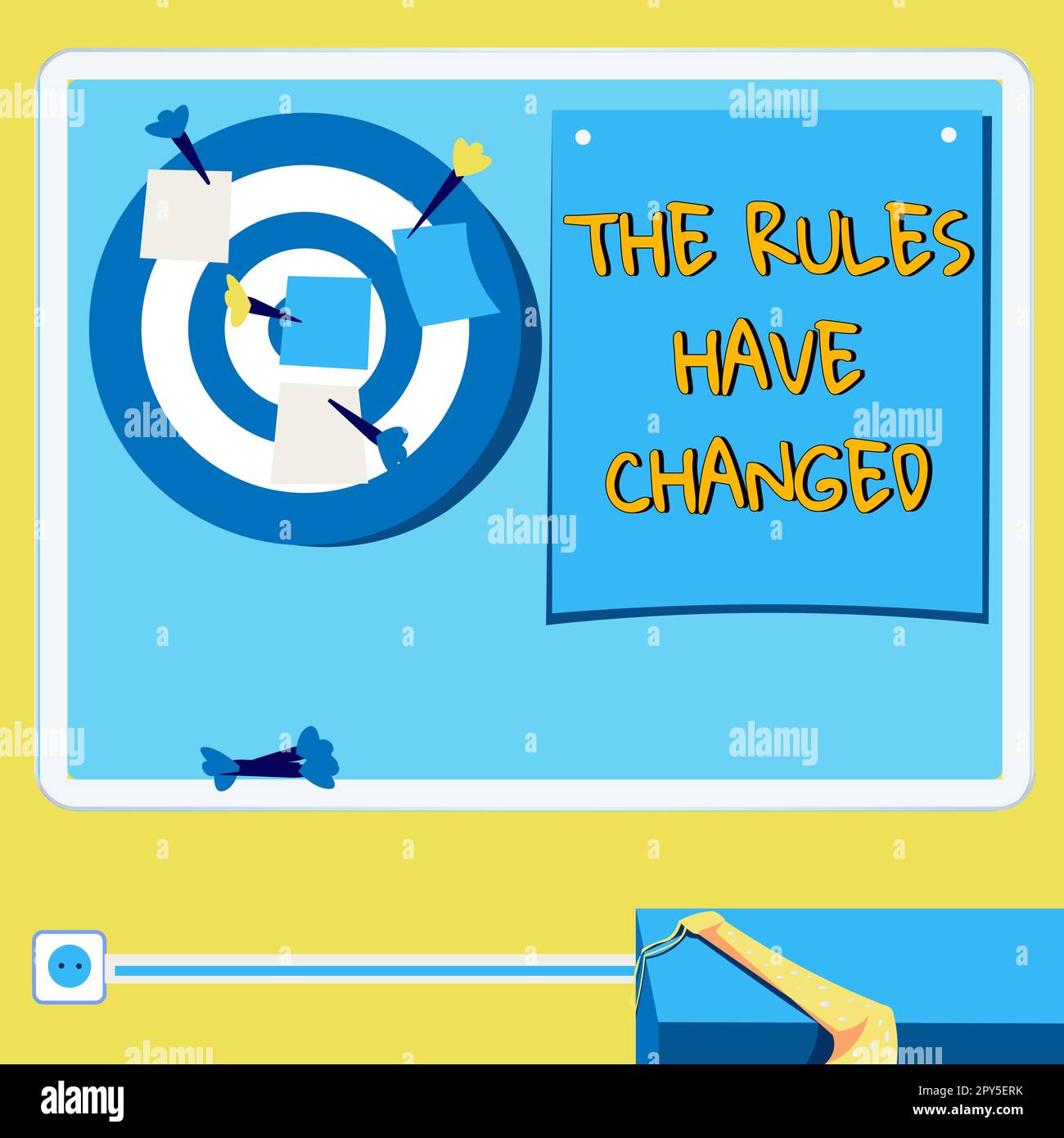 Inspiration showing sign The Rules Have Changed. Internet Concept the ...