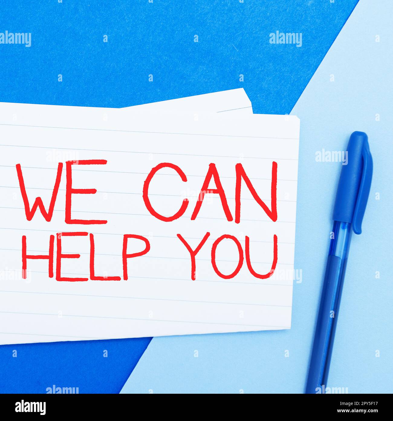 Conceptual caption We Can Help You. Business idea Support Assistance ...