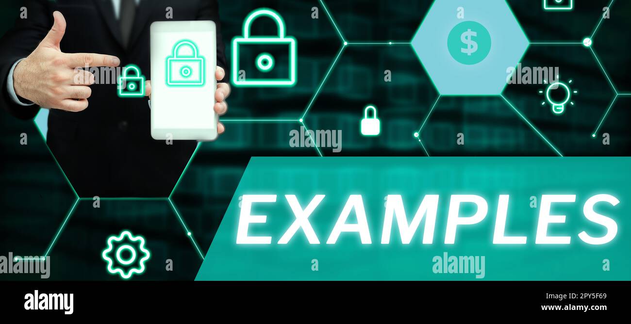 Text showing inspiration Examples. Internet Concept photo Sample Model ...